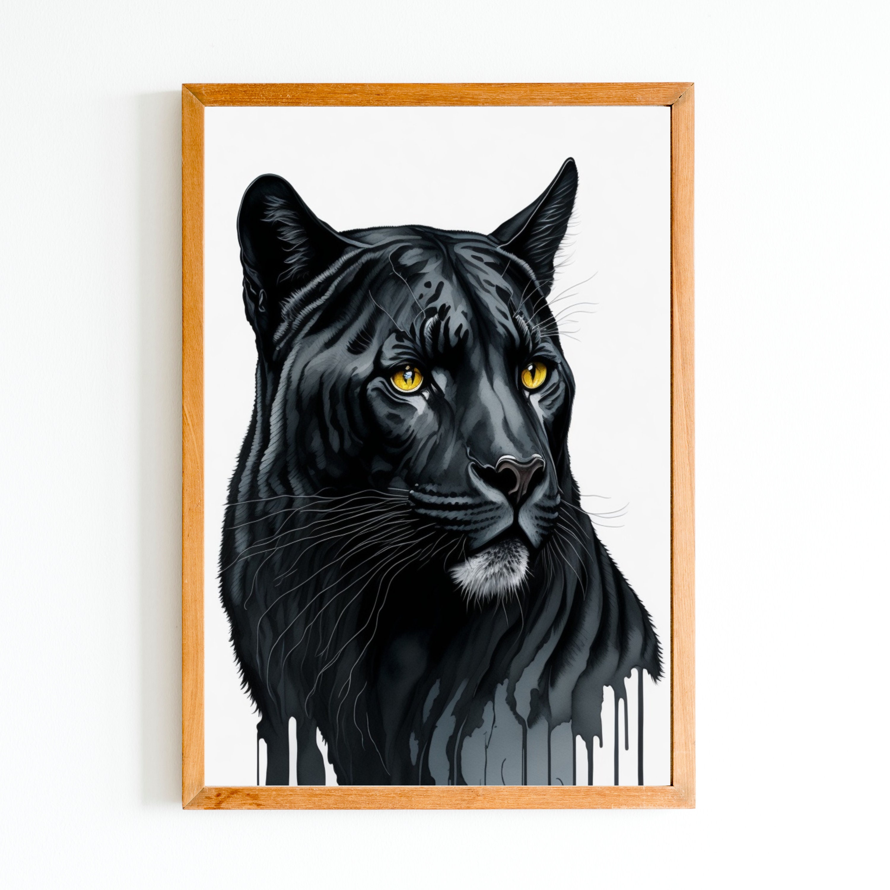 Watercolor Black Panther Printable Art Black Panther Print Download ...