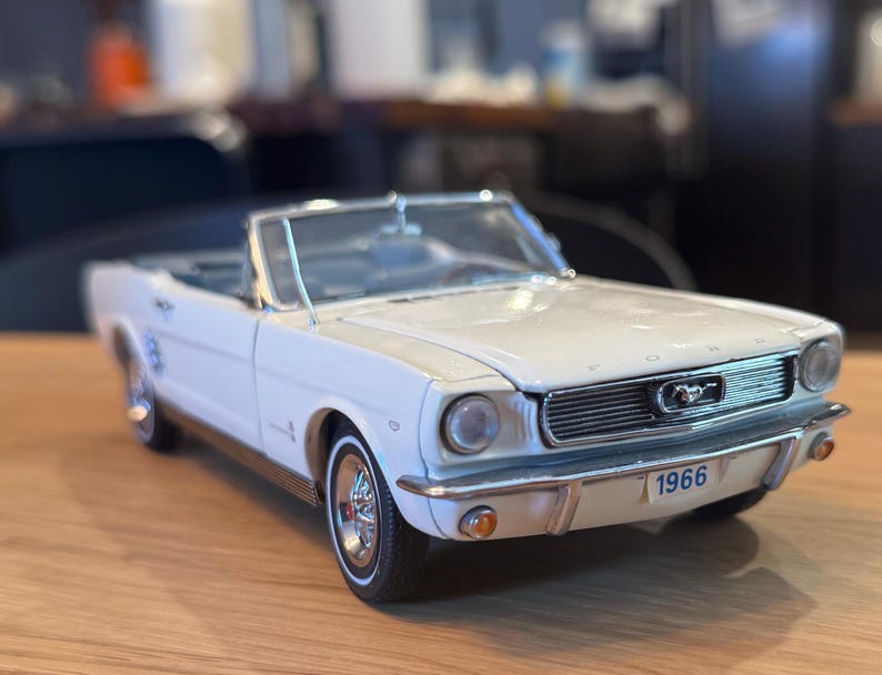 Vintage Danbury Mint 1966 Ford Mustang Convertible Model Diecast - Etsy