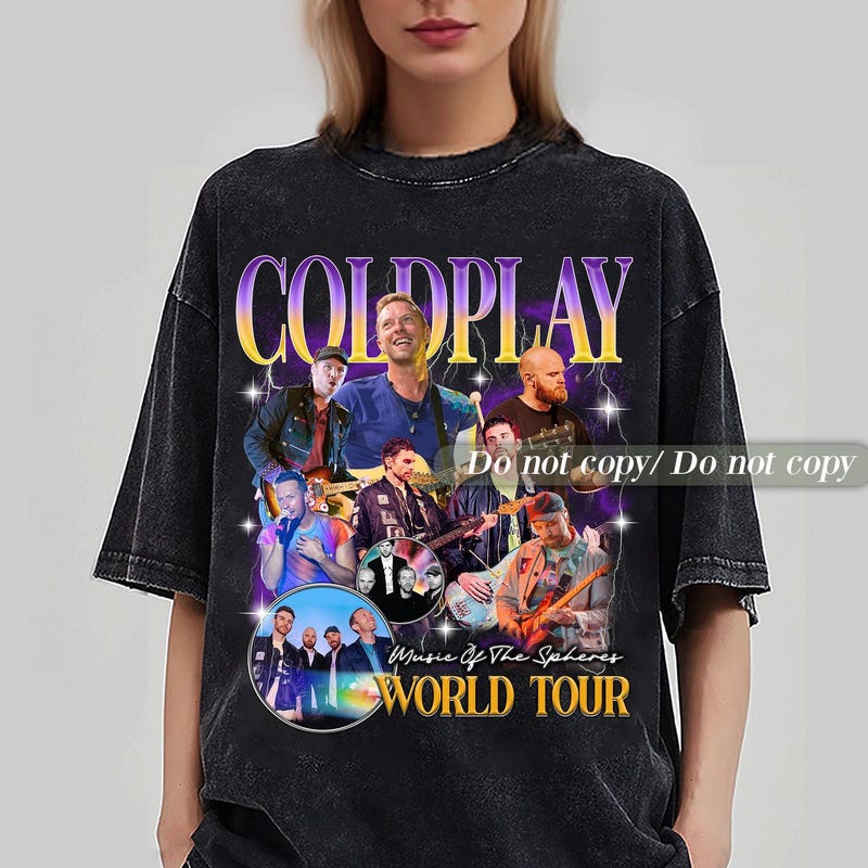 Coldplay Shirts - Etsy