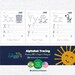 English & Portuguese Alphabet Tracing Worksheets: Preschool Handwriting ...