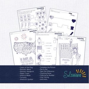 20 Printable Kids 4th of July Printables Activities, Coloring Pages ...