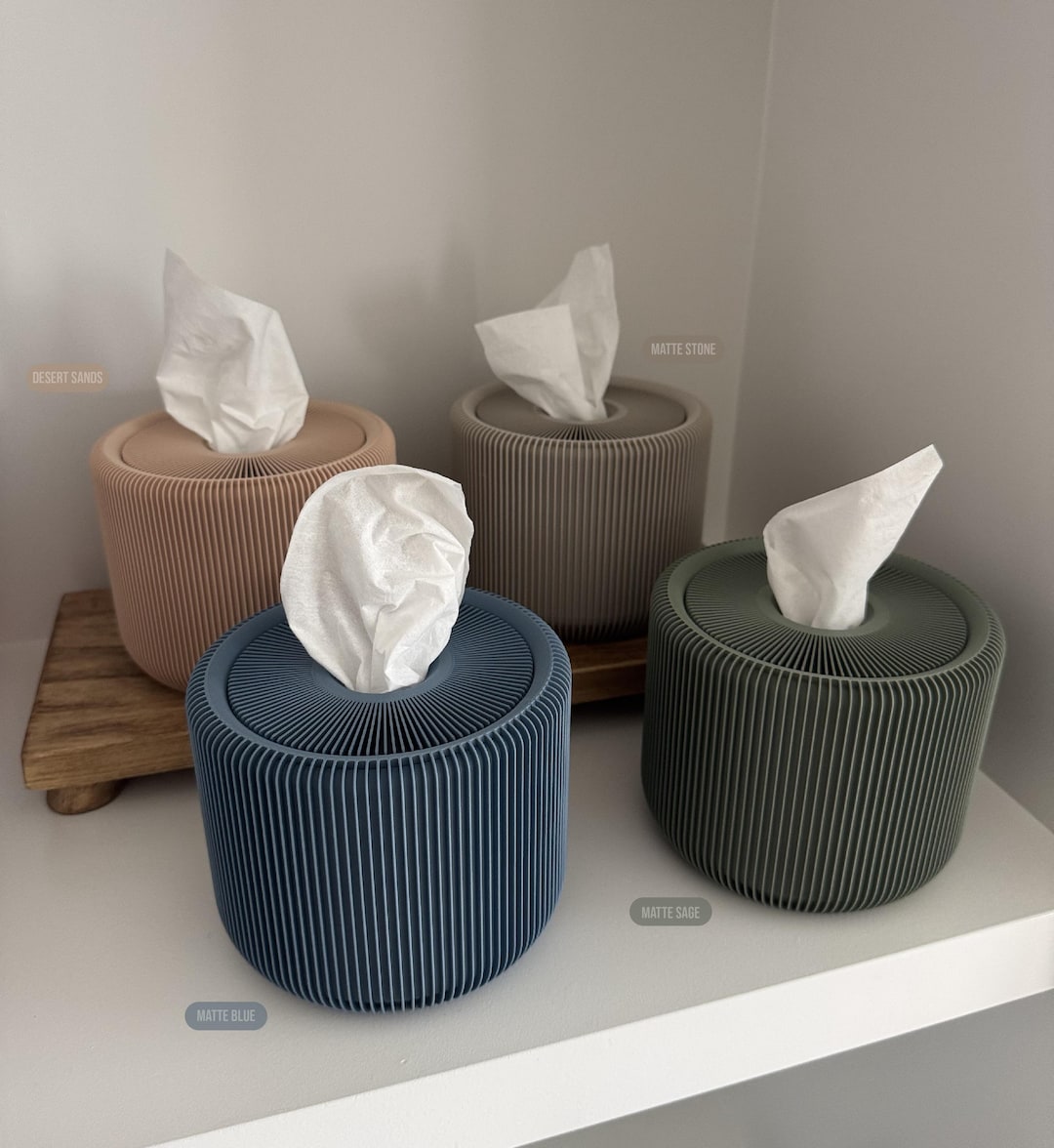 Modern Tissue Box Cover | Minimalist Bathroom Decor | Plant Pot or ...