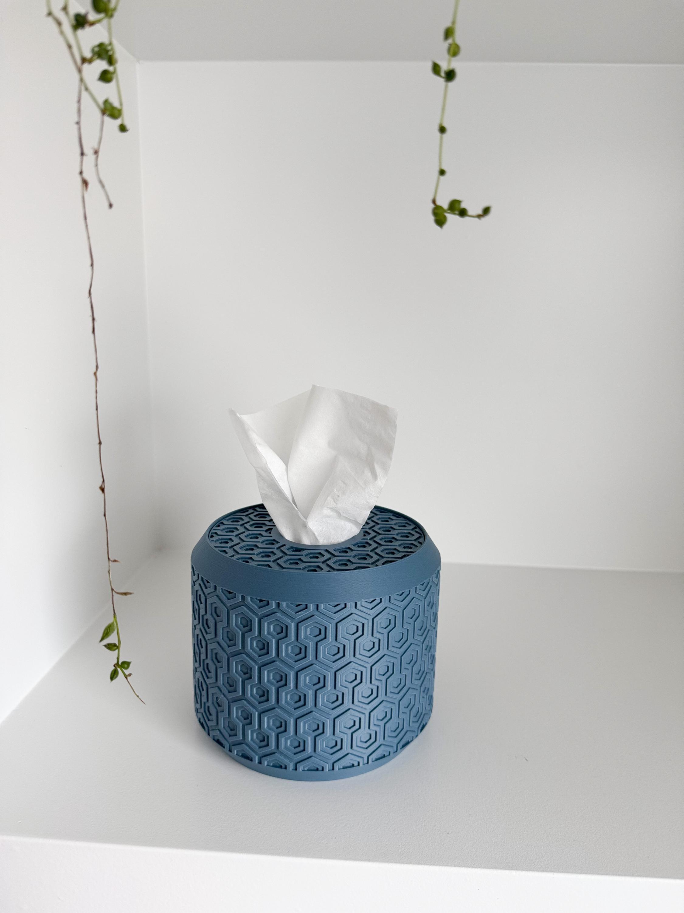 Square & Rectangular Tissue Box Cover Replacement | Minimalist Round ...