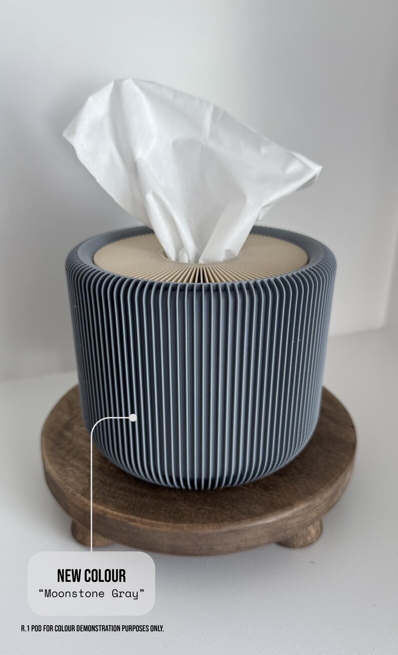 Square & Rectangular Tissue Box Cover Replacement | Minimalist Round ...