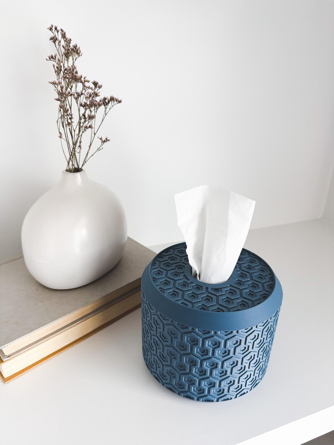 Square & Rectangular Tissue Box Cover Replacement | Minimalist Round ...