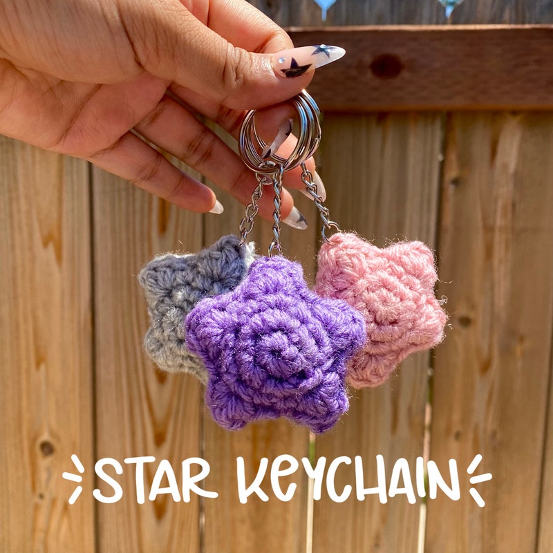 Star Keychain - Etsy