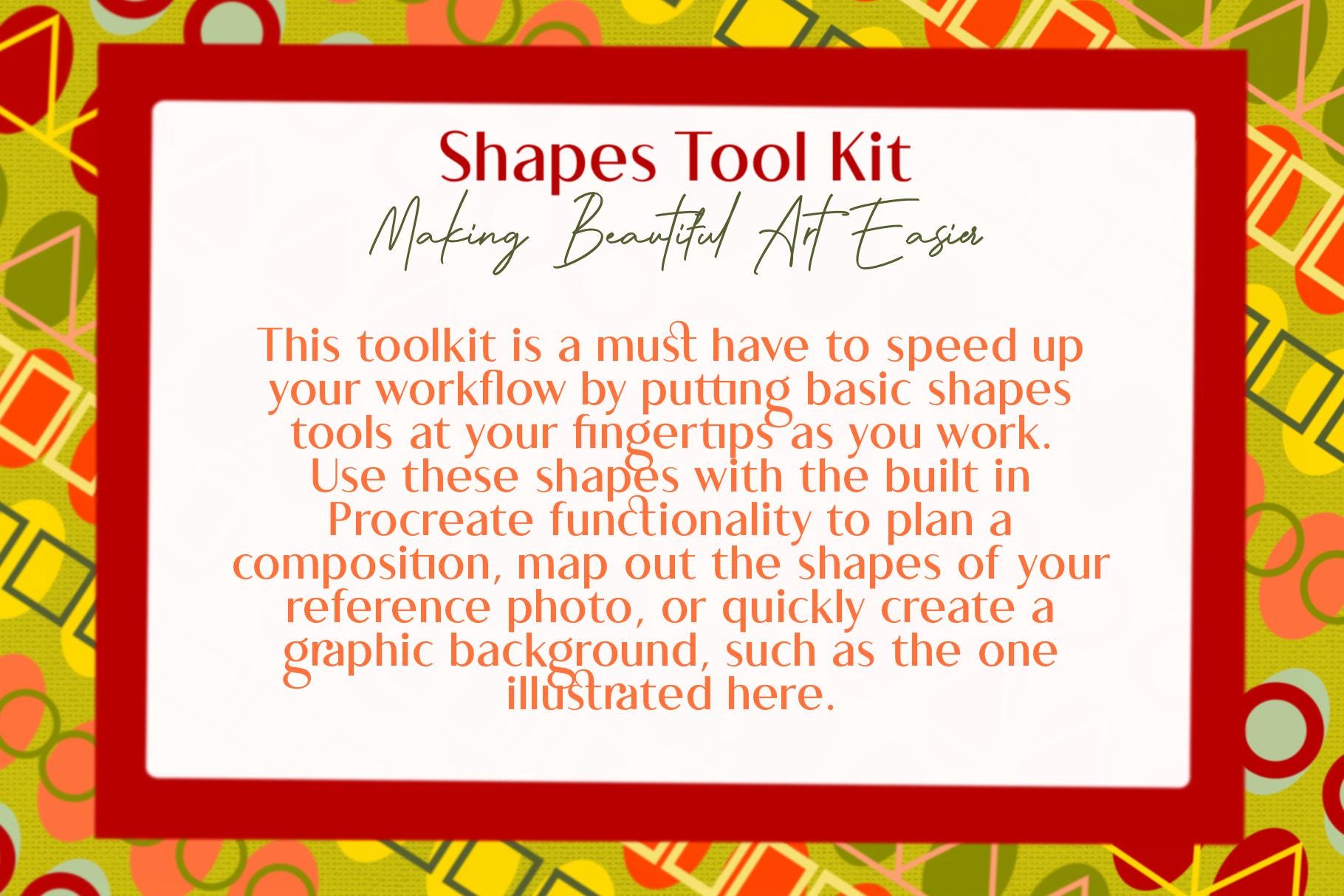 Procreate Brushes, Procreate Shape Brushes, Shape Stamps, Procreate ...