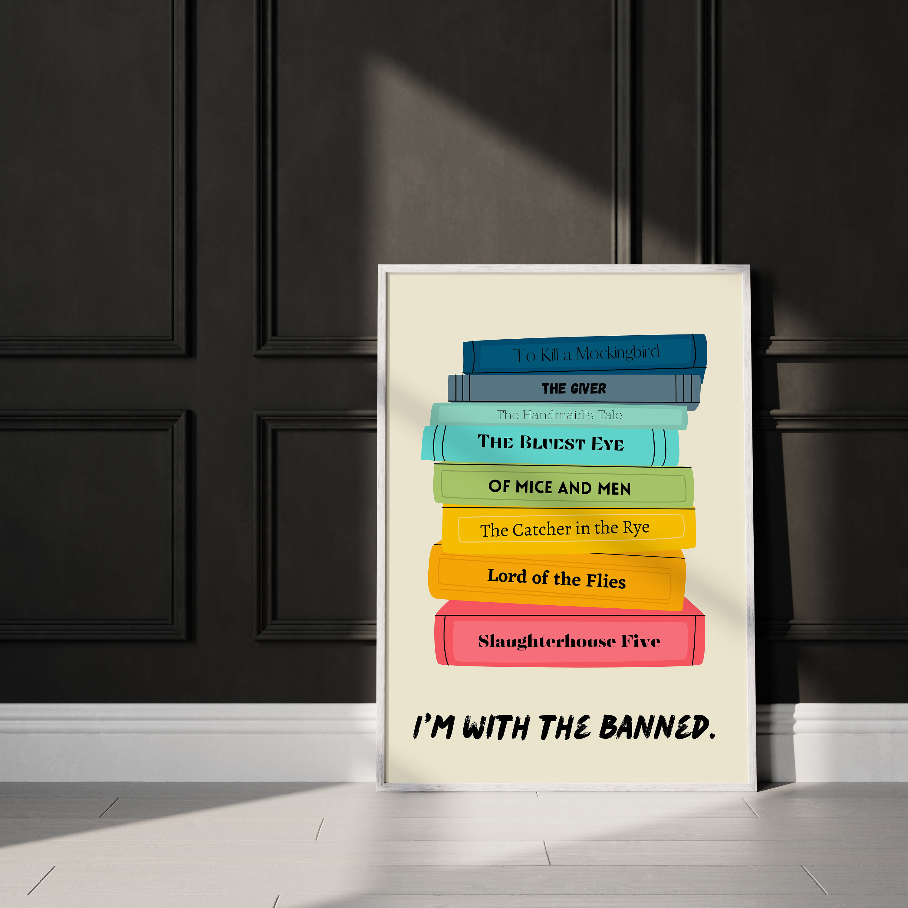 I'm With the Banned Banned Books Poster I Read Banned Books Classroom ...