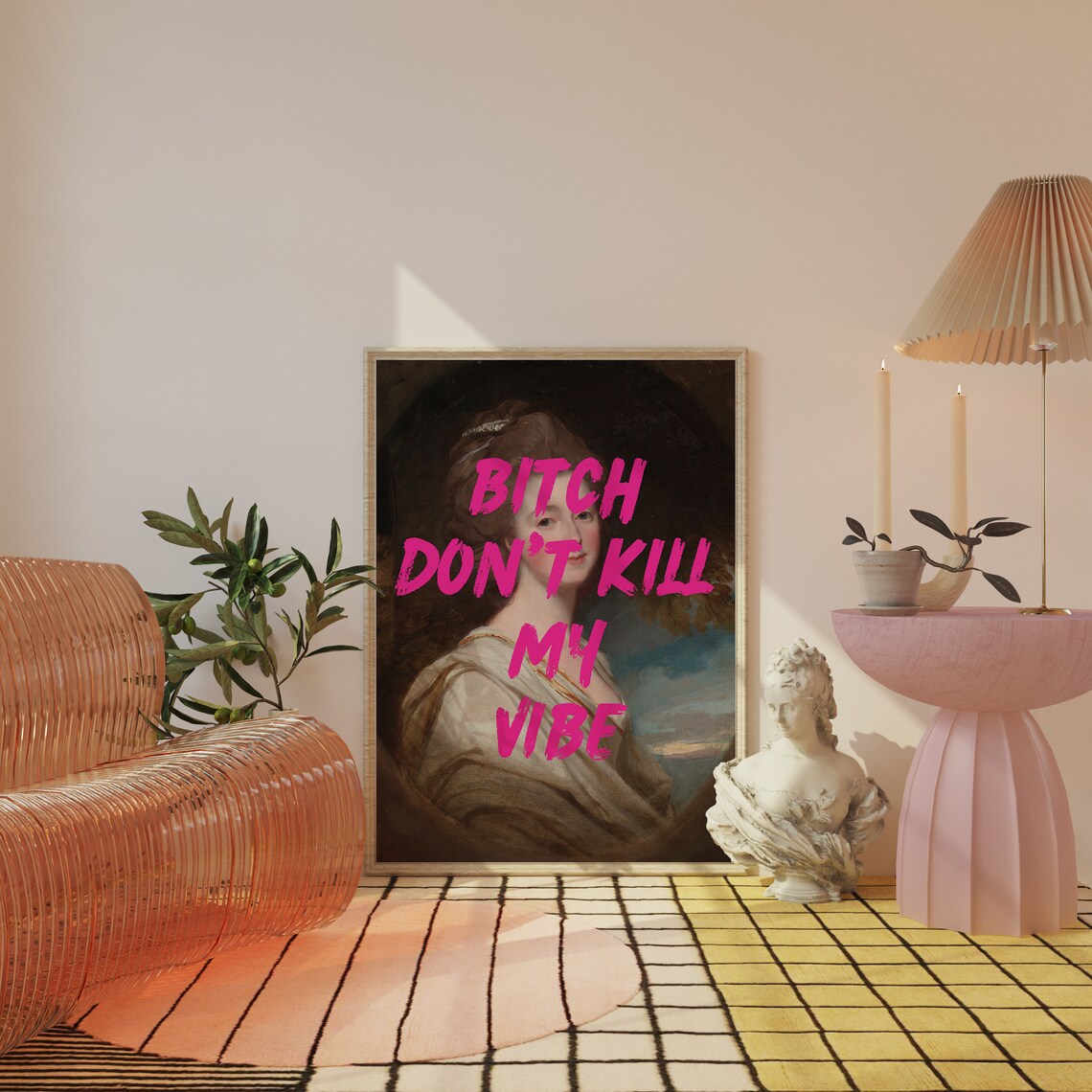 Altered Portrait Art Poster Set of 12 Maximalist (Instant Download) - Etsy