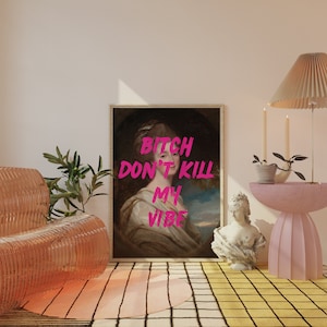 Altered Portrait Art Poster - Set of 12 - Maximalist Decor - Remade ...