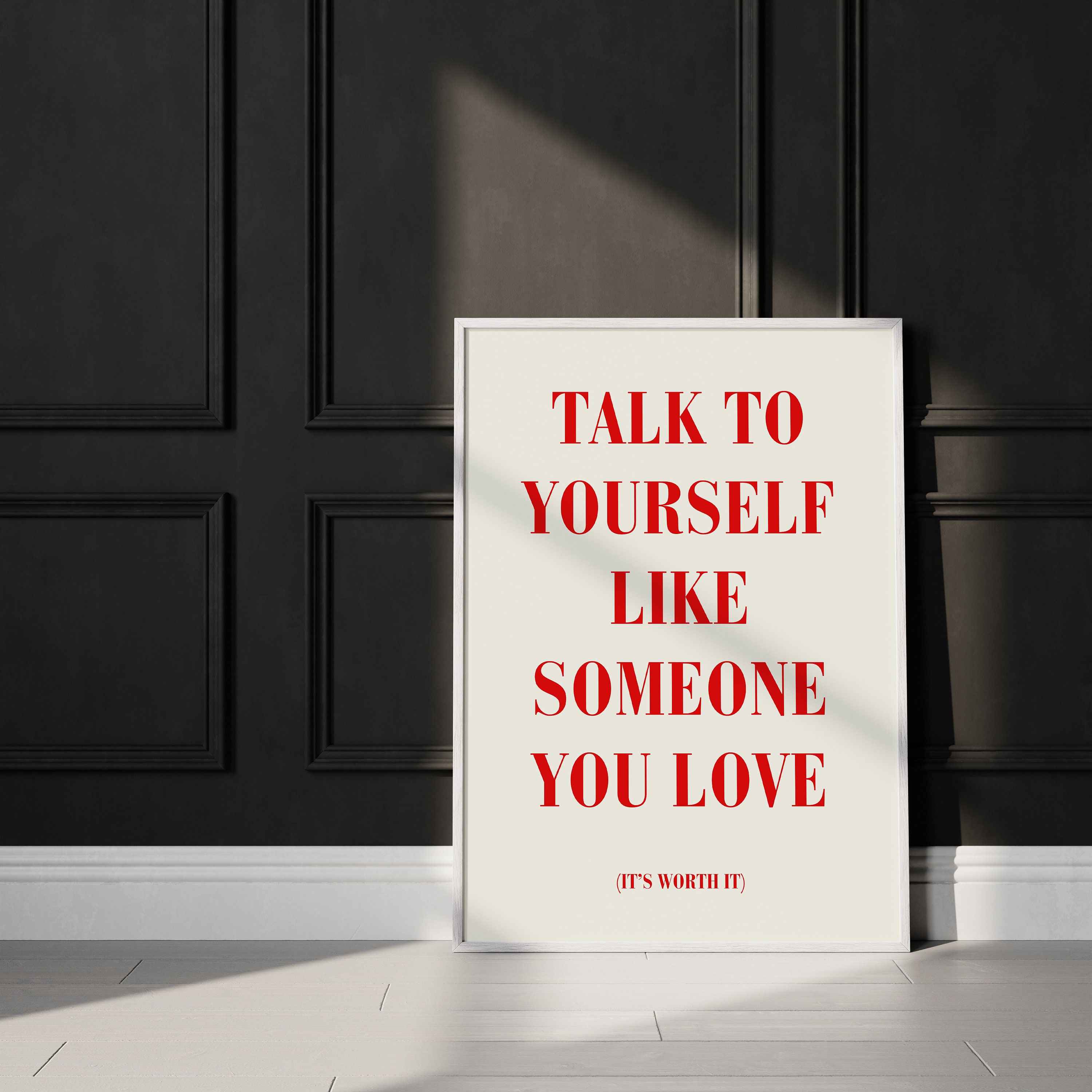 Self Love Poster, Typography Art, Cute Room Decor, Quirky Art Print ...