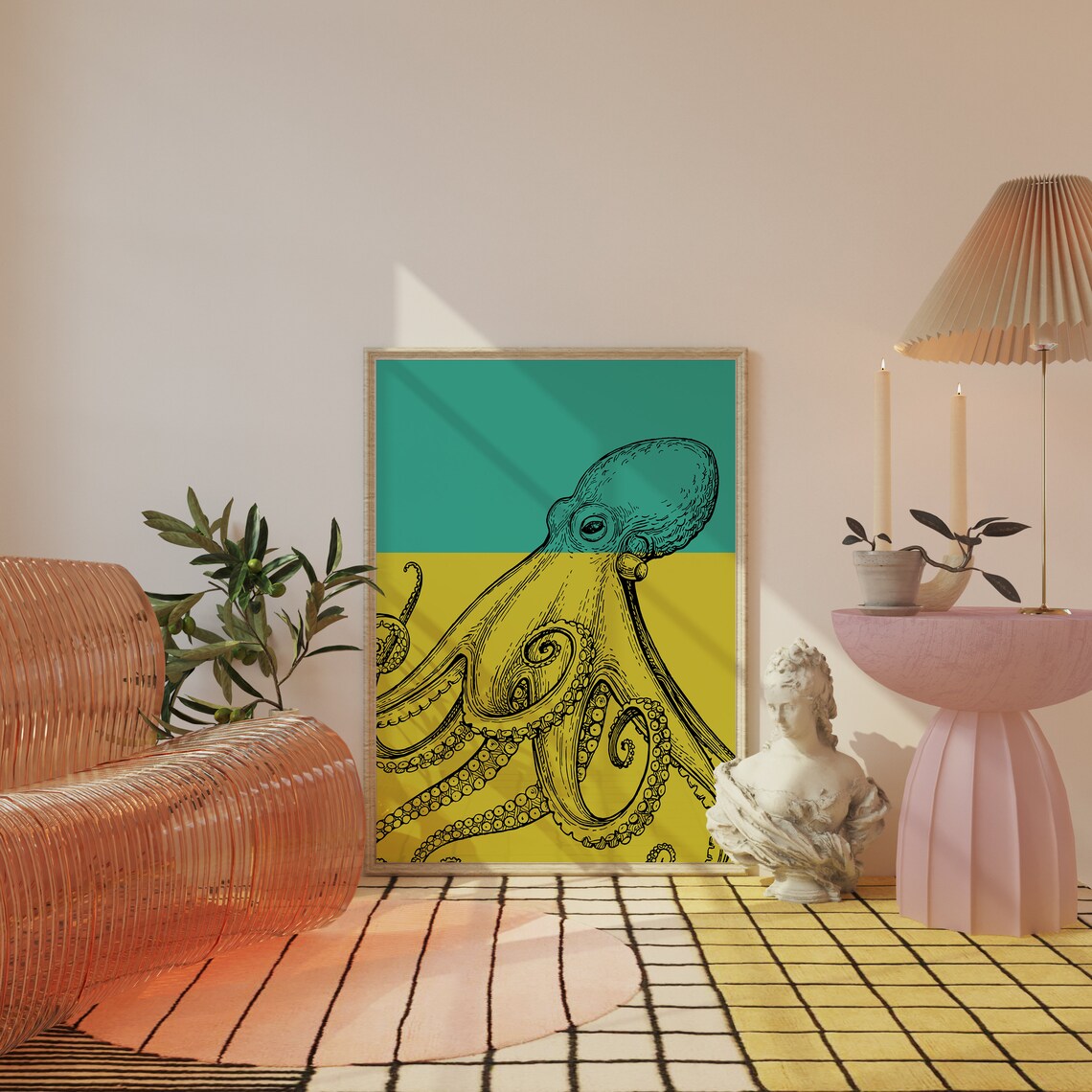 Colorful Bold Maximalist Prints Set of 6 Maximalism Decor - Etsy