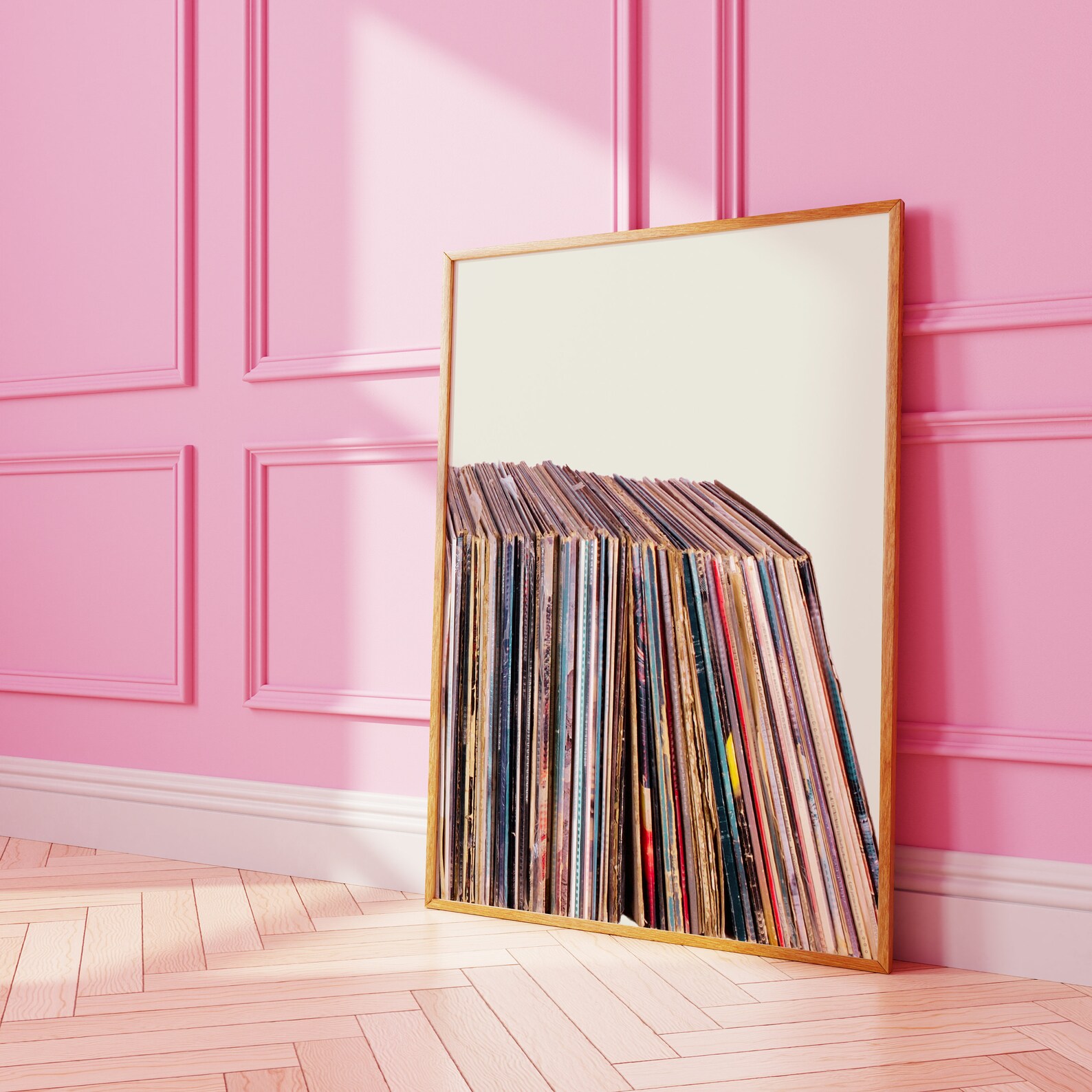 Vinyl Record Art Prints Set of 6 Music Wall Posters Records Shelf ...