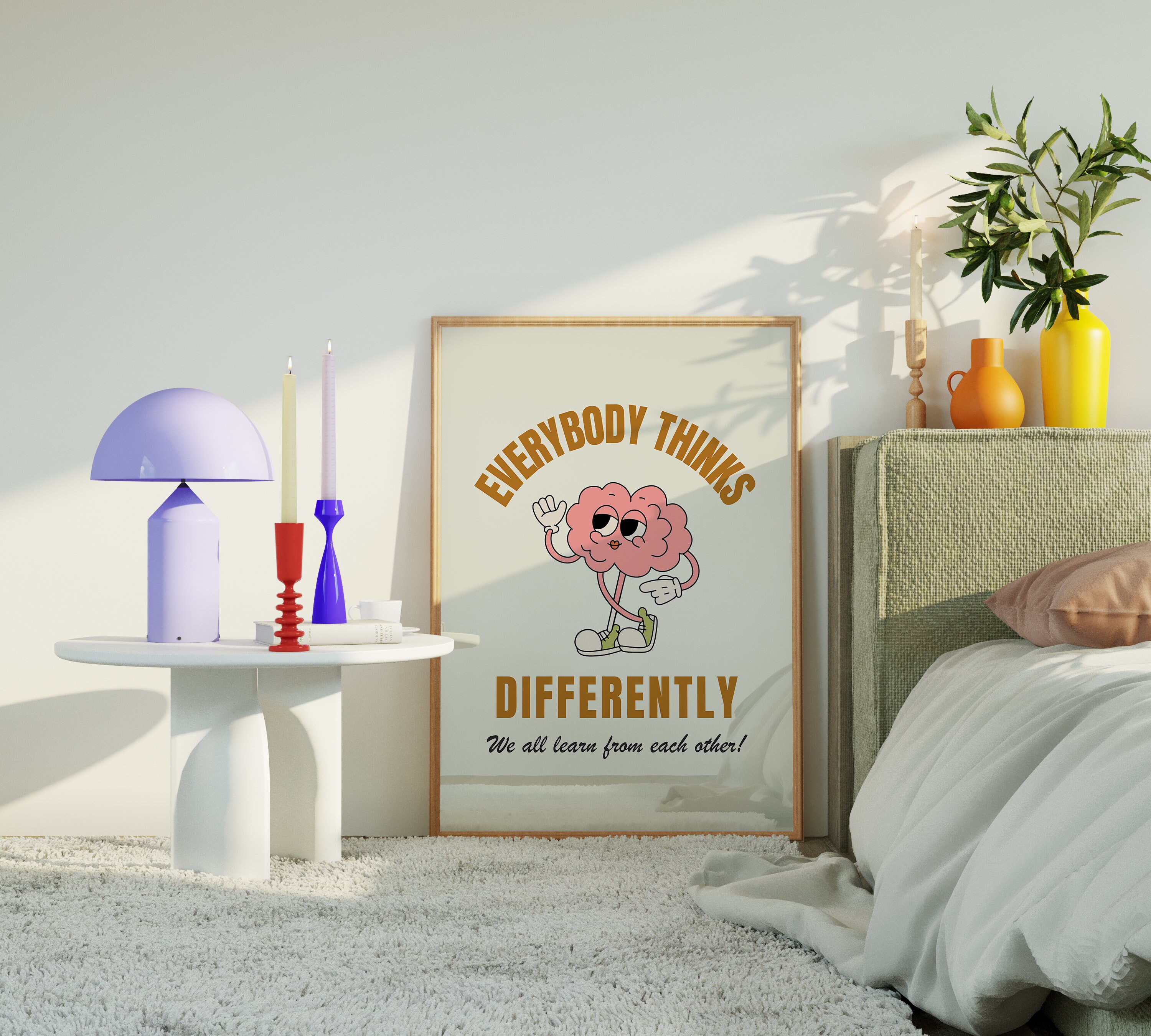 Classroom Print, Inspirational Poster, Typography Art, Vintage Cartoon ...