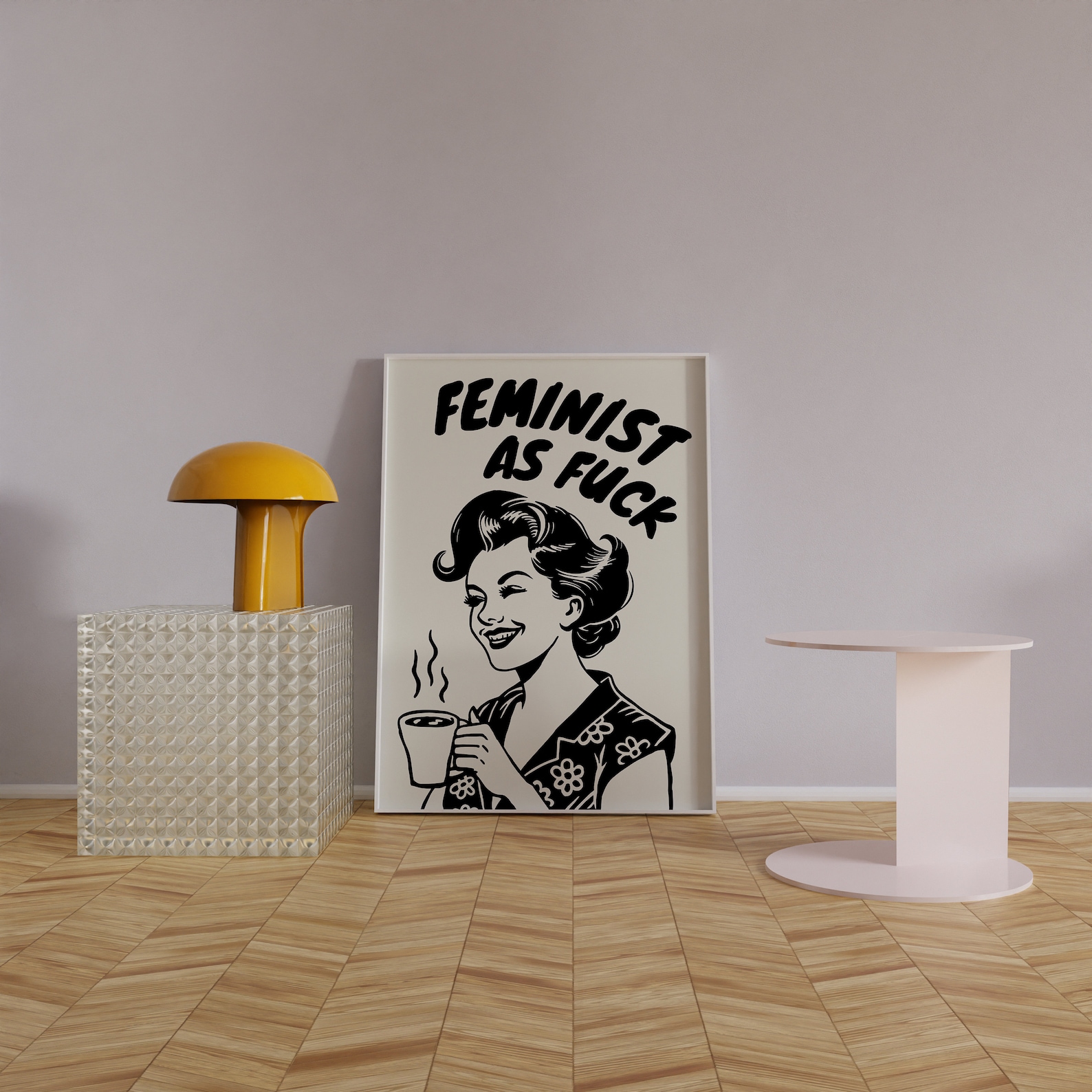 Feminist Gallery Wall, Set of 6, Girly Posters, Cute Room Decor, Bold ...