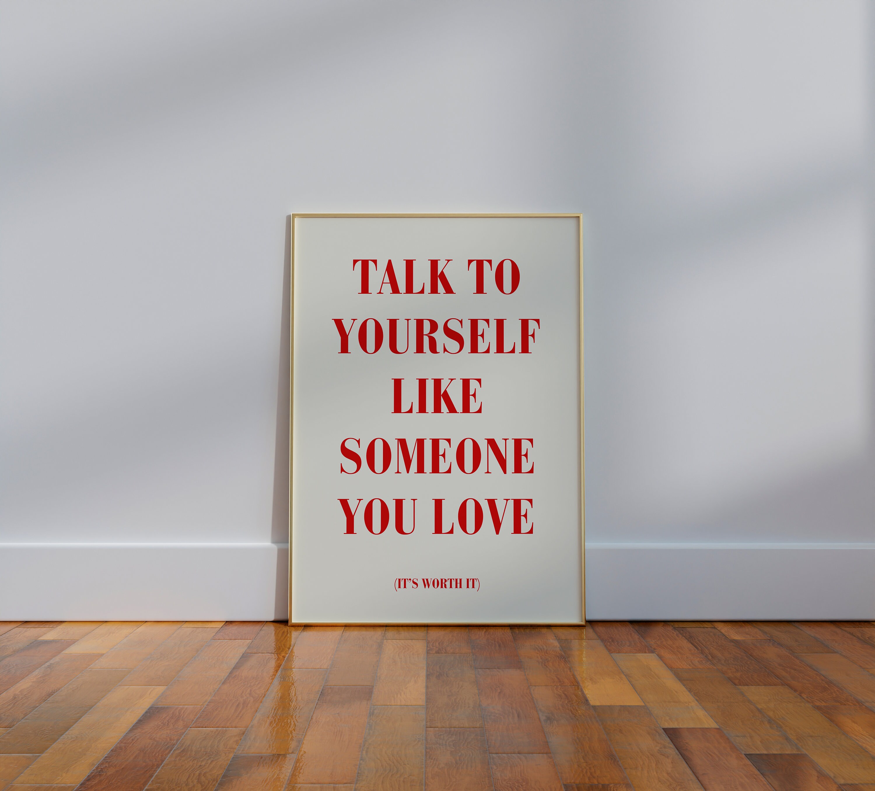 Self Love Poster, Typography Art, Cute Room Decor, Quirky Art Print ...