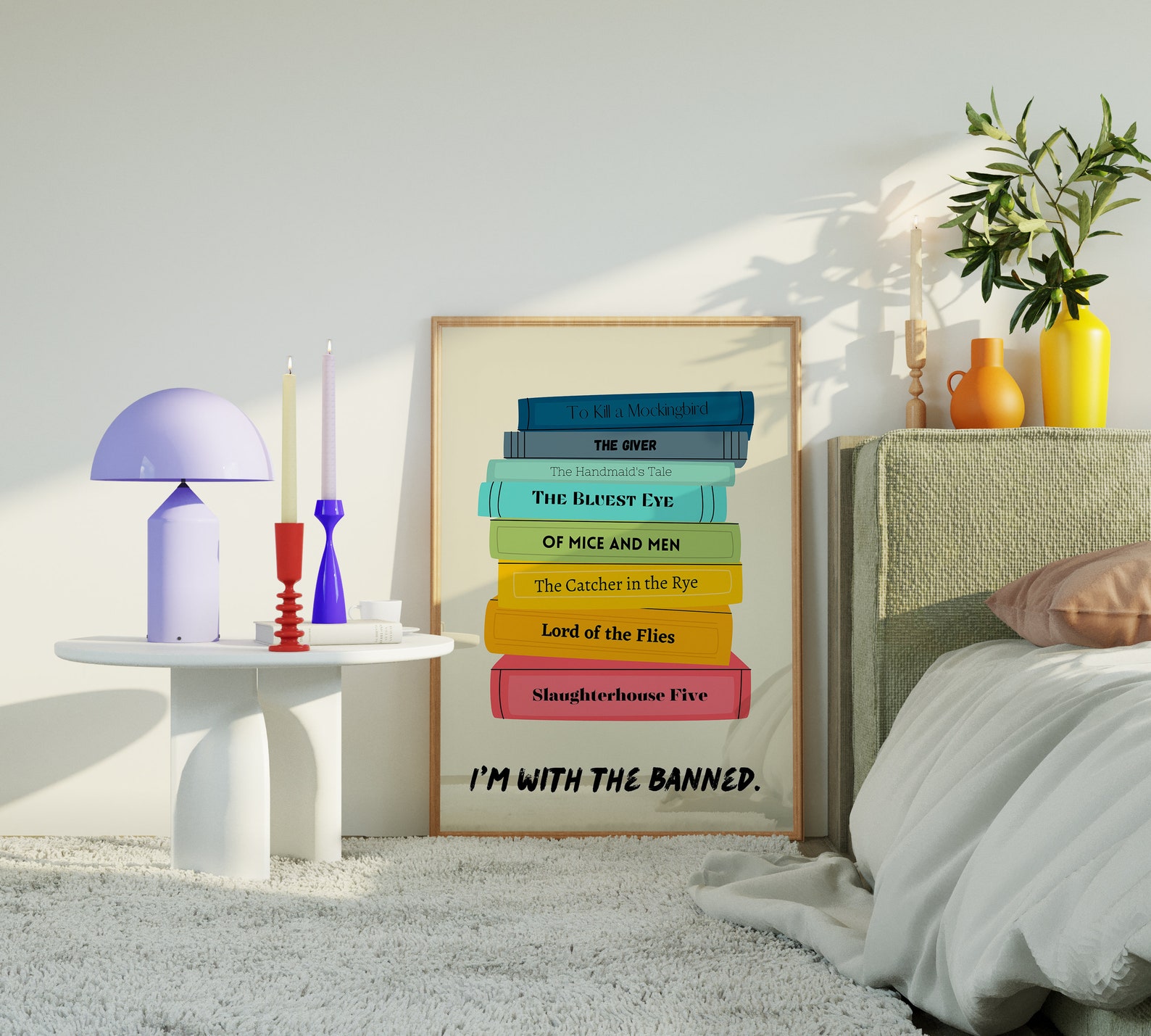 I'm With the Banned Banned Books Poster I Read Banned Books Classroom ...