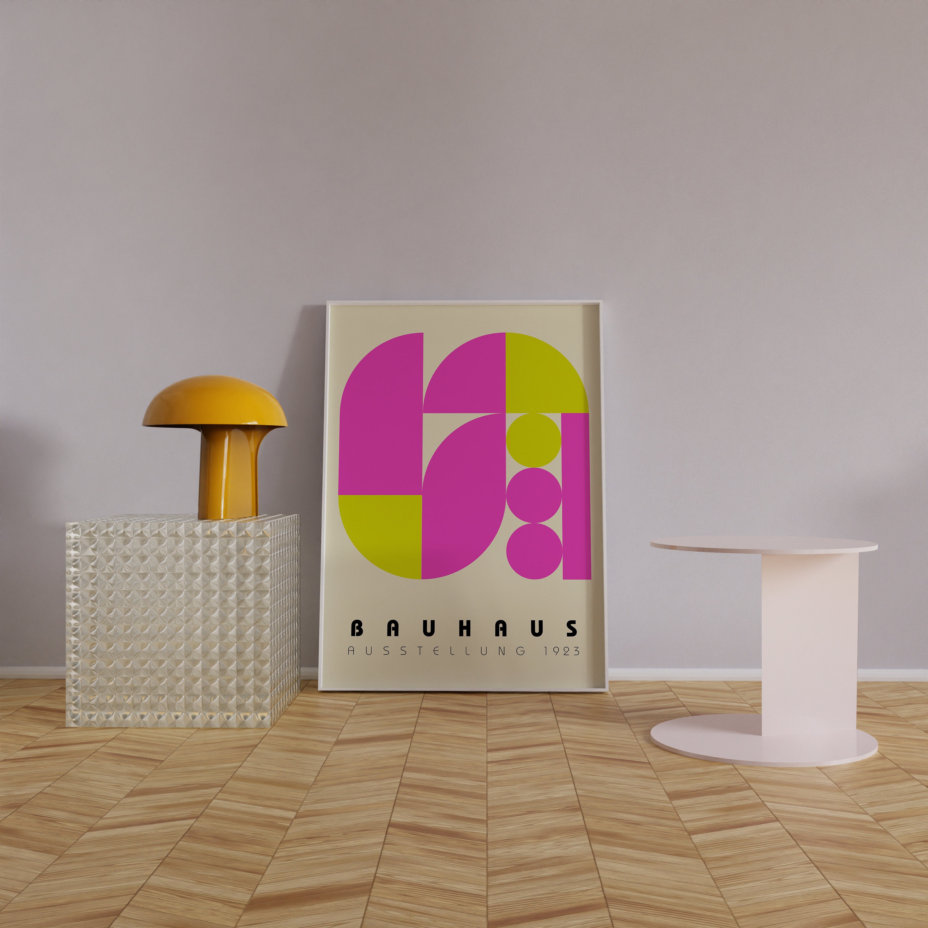 Neon Bauhaus Prints - Set of 3 - Maximalism Decor - Eclectic Gallery ...