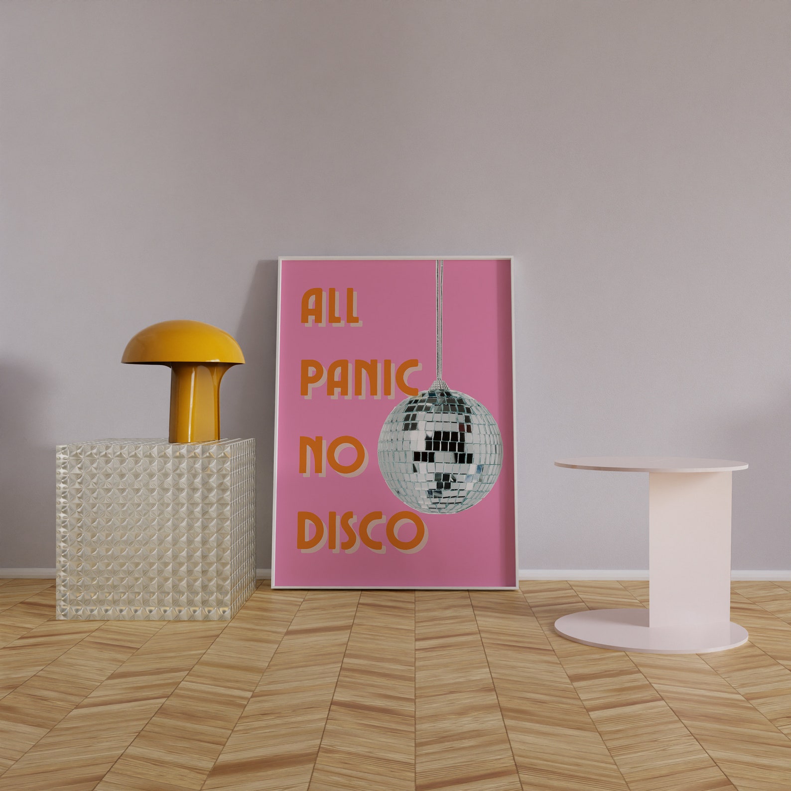All Panic No Disco Maximalism Decor Typography Art Disco Cowgirl Girly ...