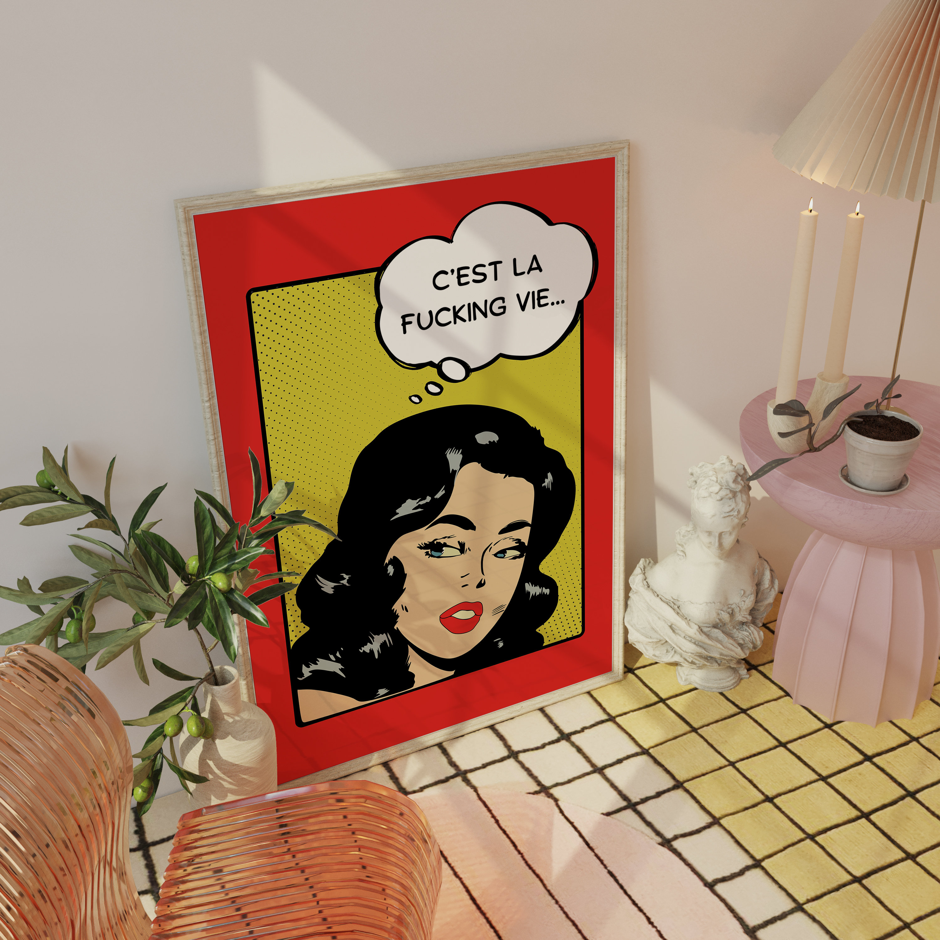 Feminist Gallery Wall, Set of 6, Girly Posters, Cute Room Decor, Bold ...