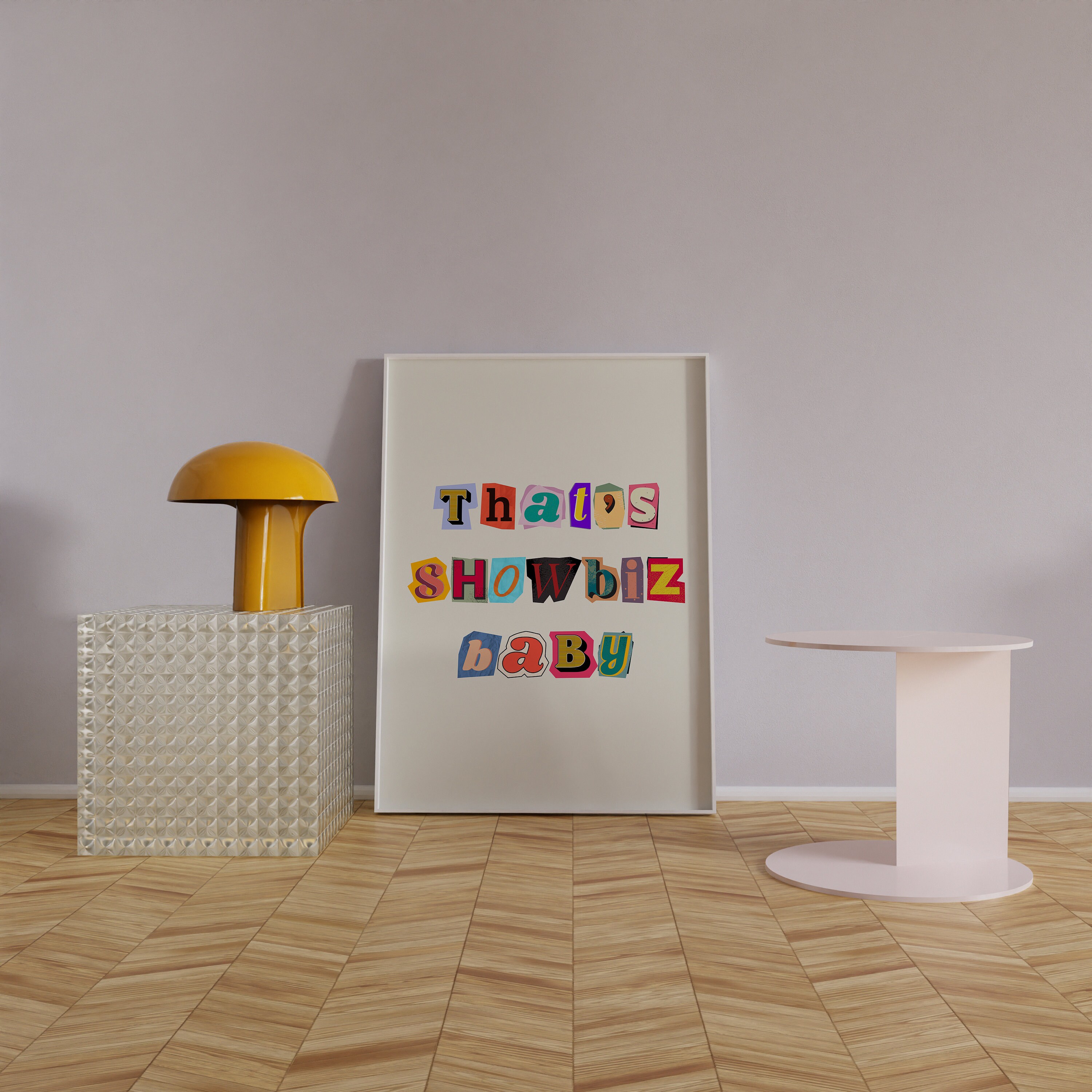 That's Showbiz Baby Print Ransom Note Art Scrapbook - Etsy