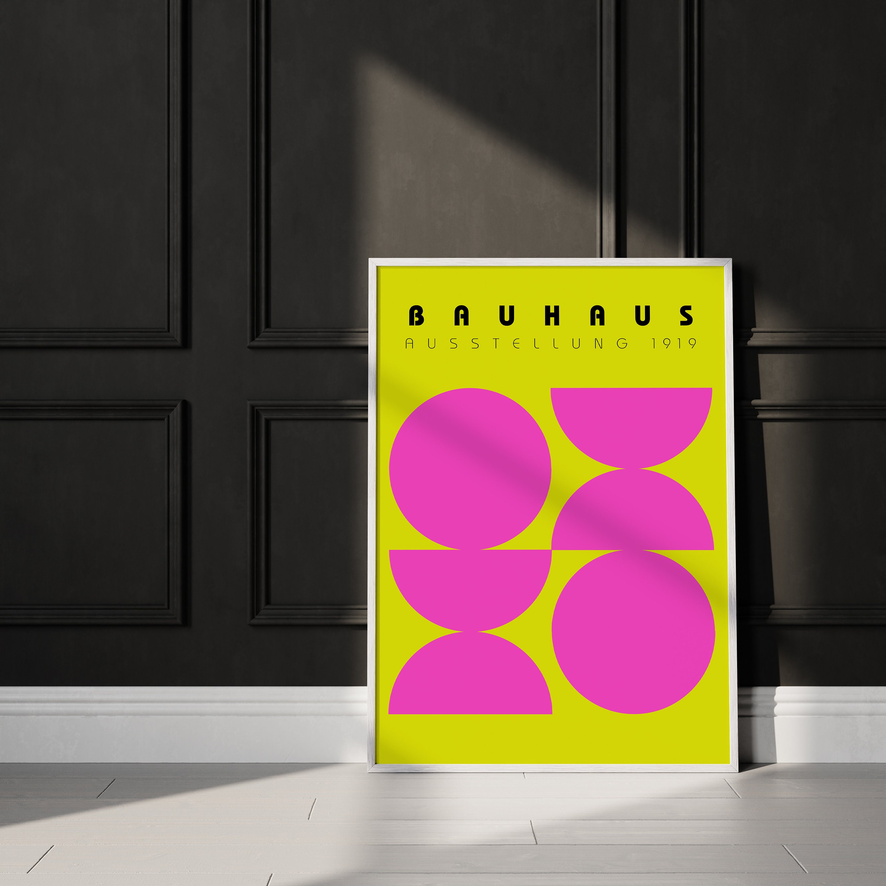 Neon Bauhaus Prints - Set of 3 - Maximalism Decor - Eclectic Gallery ...