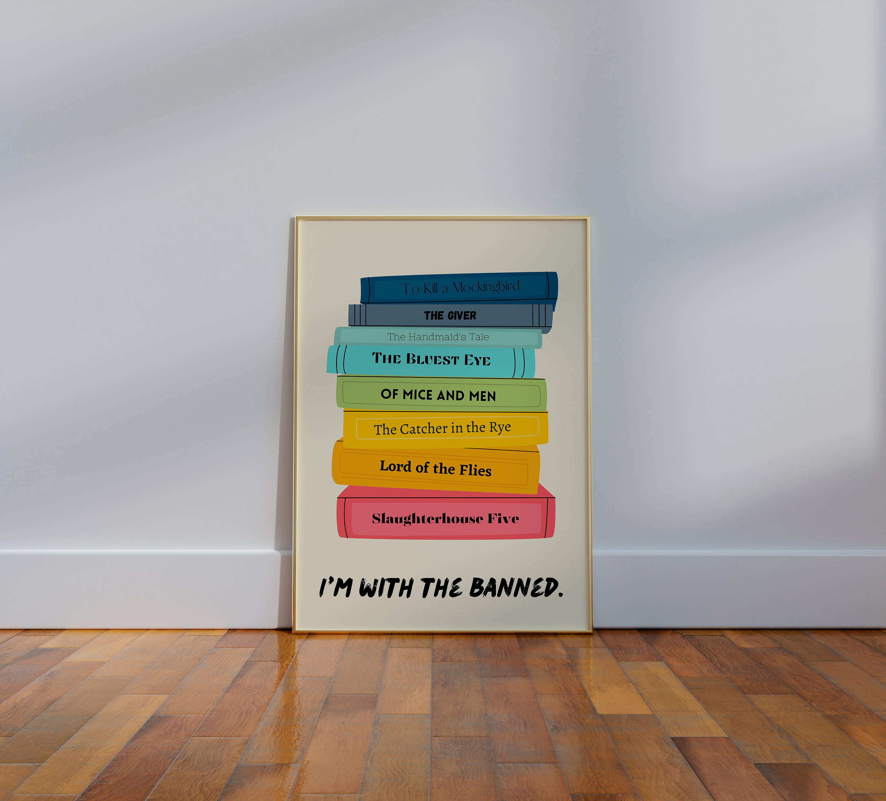 I'm With the Banned Banned Books Poster I Read Banned Books Classroom ...