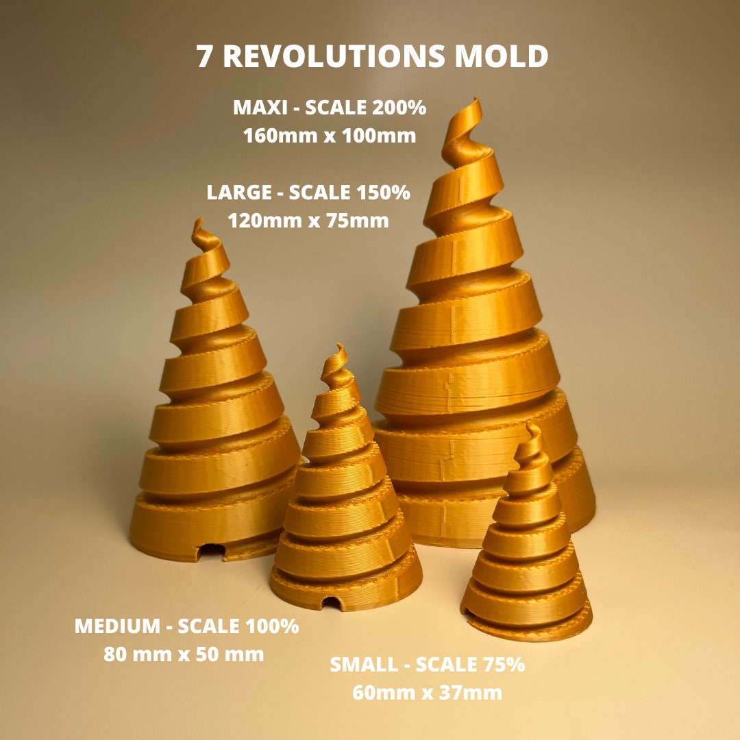 Molde de electrocultivo Fibonacci Coil Fibonacci Winding - Etsy México