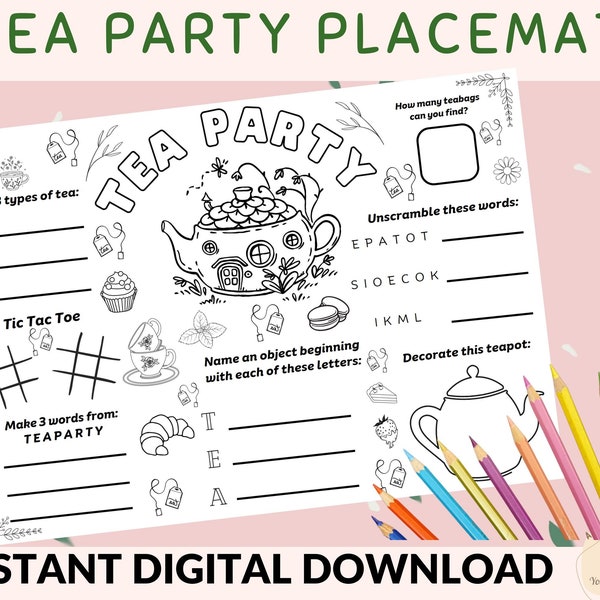 Childrens Tea Party - Etsy