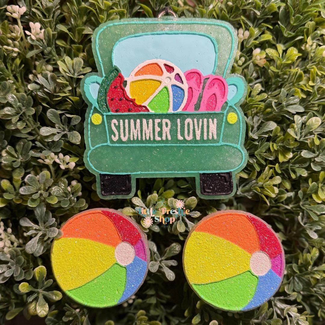 Truck Freshie, Truck Freshy, Cute Truck, Summer Truck, Truck Bed ...