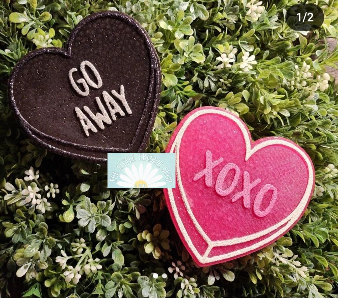 Conversation Heart Freshy, Go Away, Valentines Freshie, Valentines ...