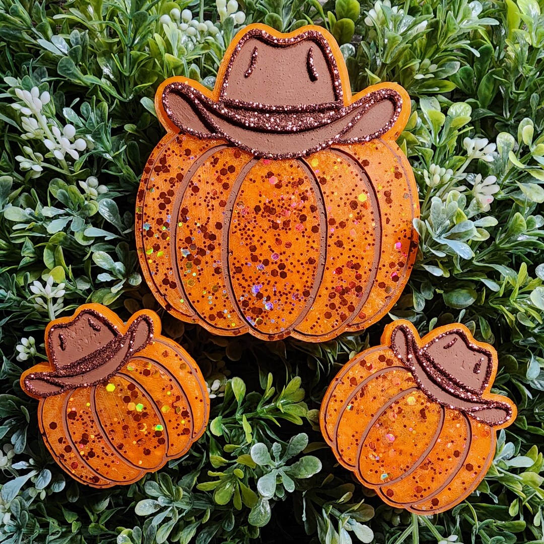 Cow Girl Hat Pumpkin Freshie, Fall Freshie, Pumpkin Patch, It's Fall ...