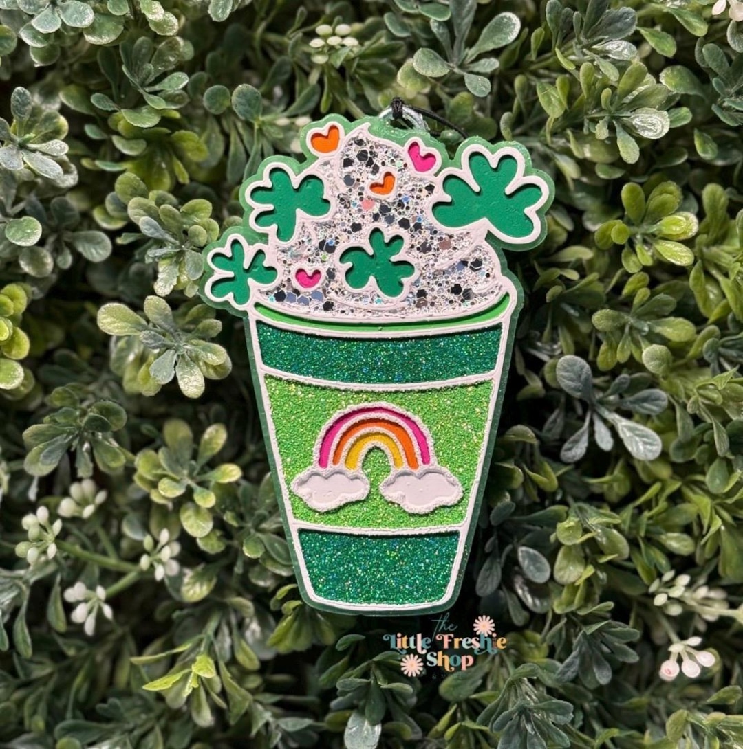 Shamrock Shake Freshie, St. Patrick's Day Freshy, St. Patrick’s Day ...