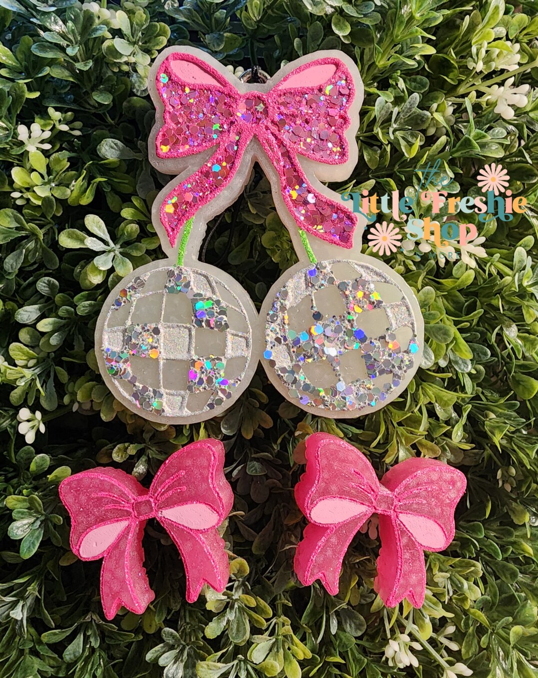 Coquette Bow Disco Cherry Freshy, Cherry Freshie, Disco Freshy, Disco ...