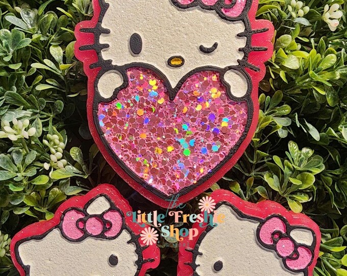 Kitty Freshy, Kawaii Freshy, Kawaii Freshie, Kitty With Heart, Freshie ...