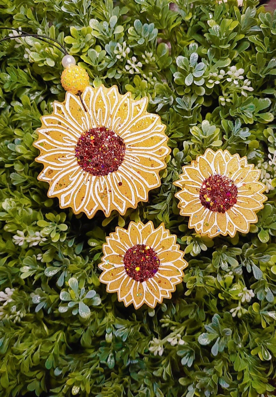 Sunflower Freshie, Sunflower Gifts, Car Freshie, Car Freshy, Car Air ...