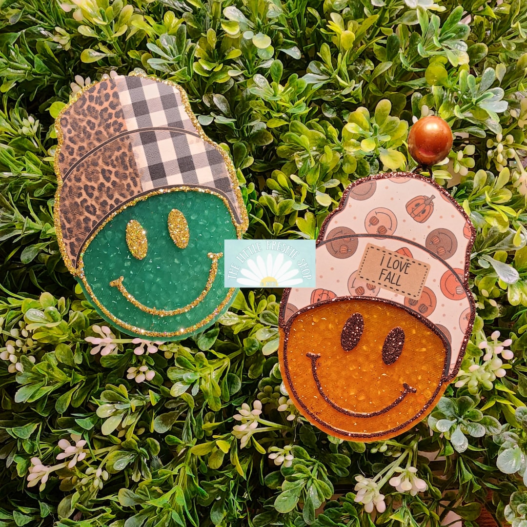 Smiley Beanie, Christmas Freshy, Christmas Freshie, Fall Freshy, Winter ...