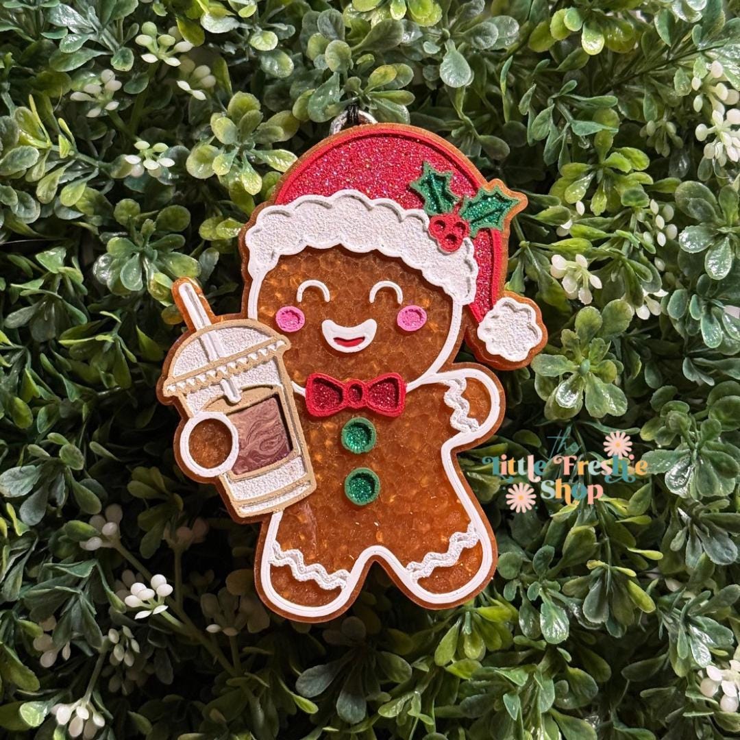 Gingerbread Man Freshy, Gingerbread With Iced Coffee, Gingerbread ...