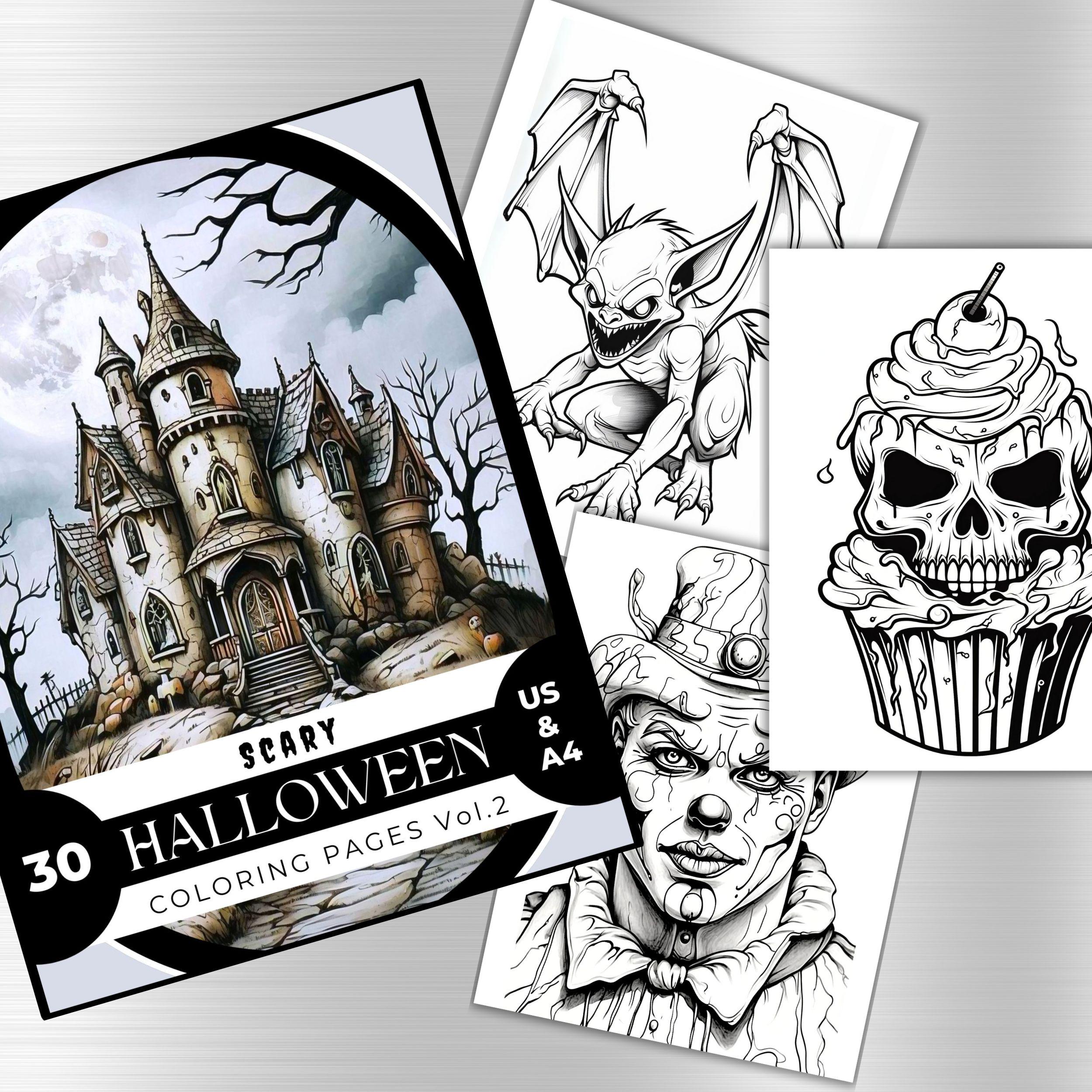 Scary Coloring Pages, Halloween Coloring, Horror Coloring, Zombie ...