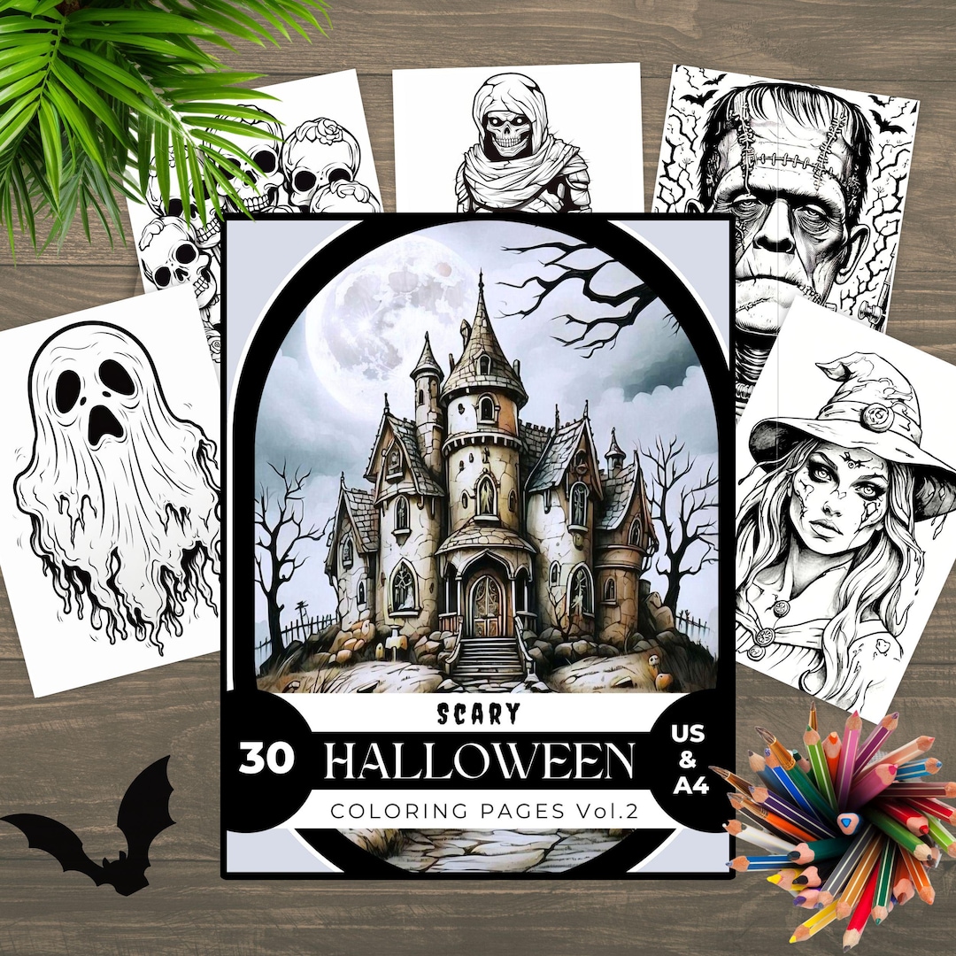 Scary Coloring Pages, Halloween Coloring, Horror Coloring, Zombie ...