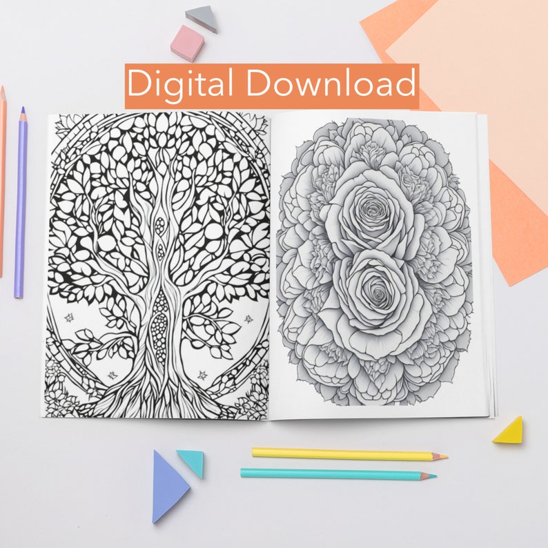 Mandala Flower Coloring Page, Floral Mandala Design for Relaxation ...