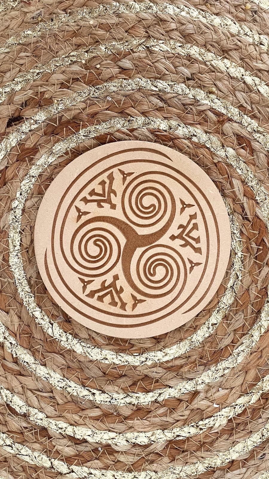 Triskell Wooden Plaque - Etsy