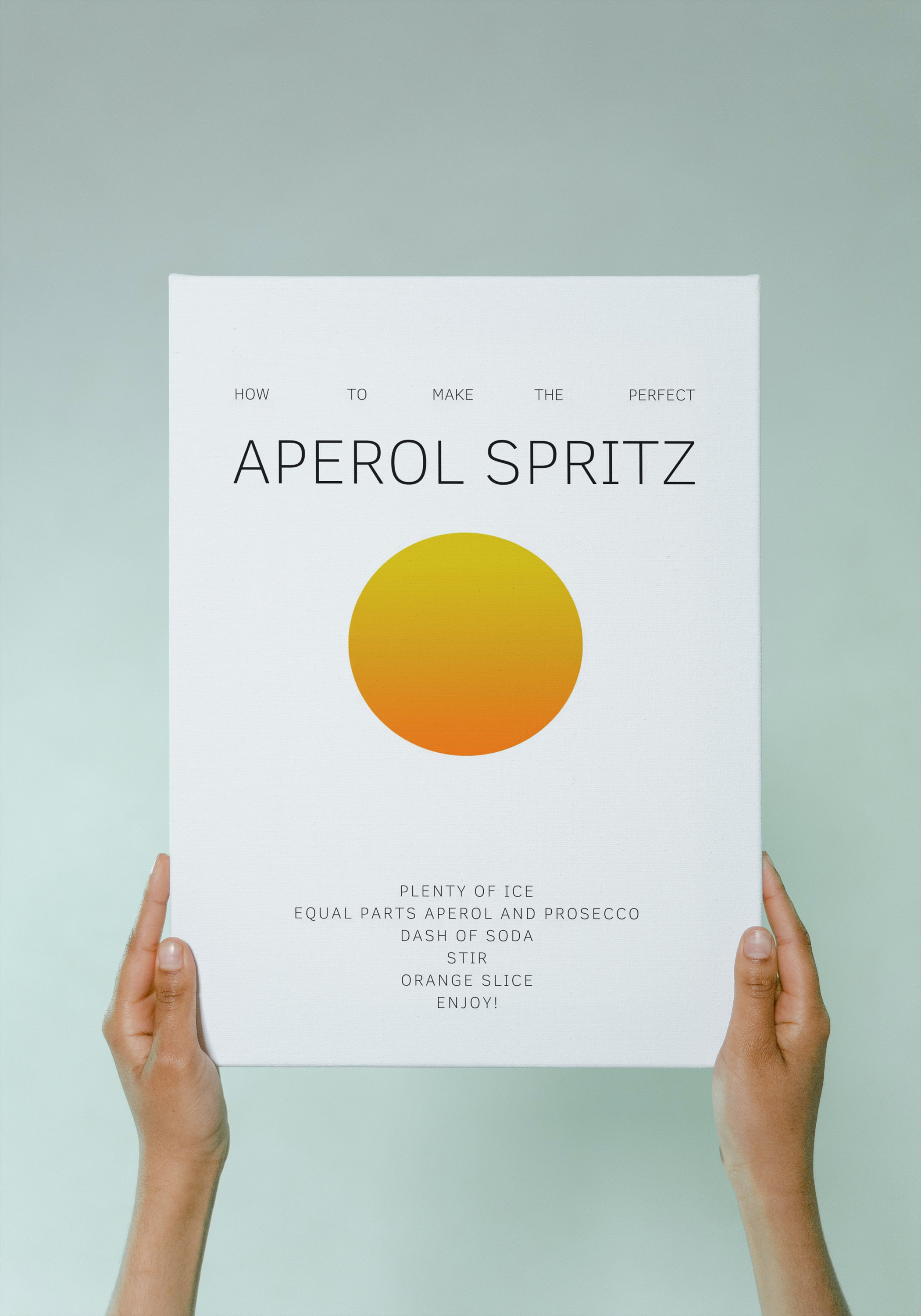 Digital Download: Aperol Spritz A4 A3 Poster Download & Print Poster ...