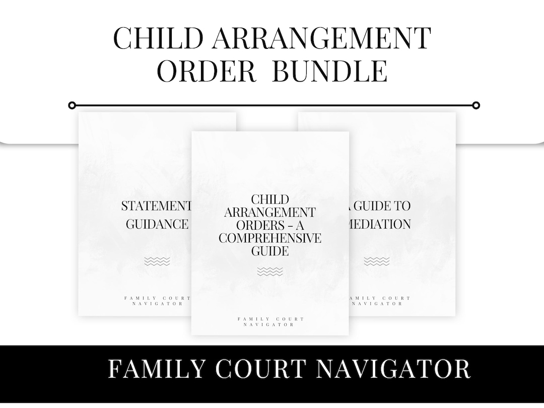 Child Arrangement Order Family Court Co-parenting Support Bundle ...