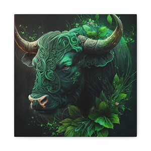 Taurus Wall Art. Astrology Zodiac Sign, Taurus Bull - Etsy