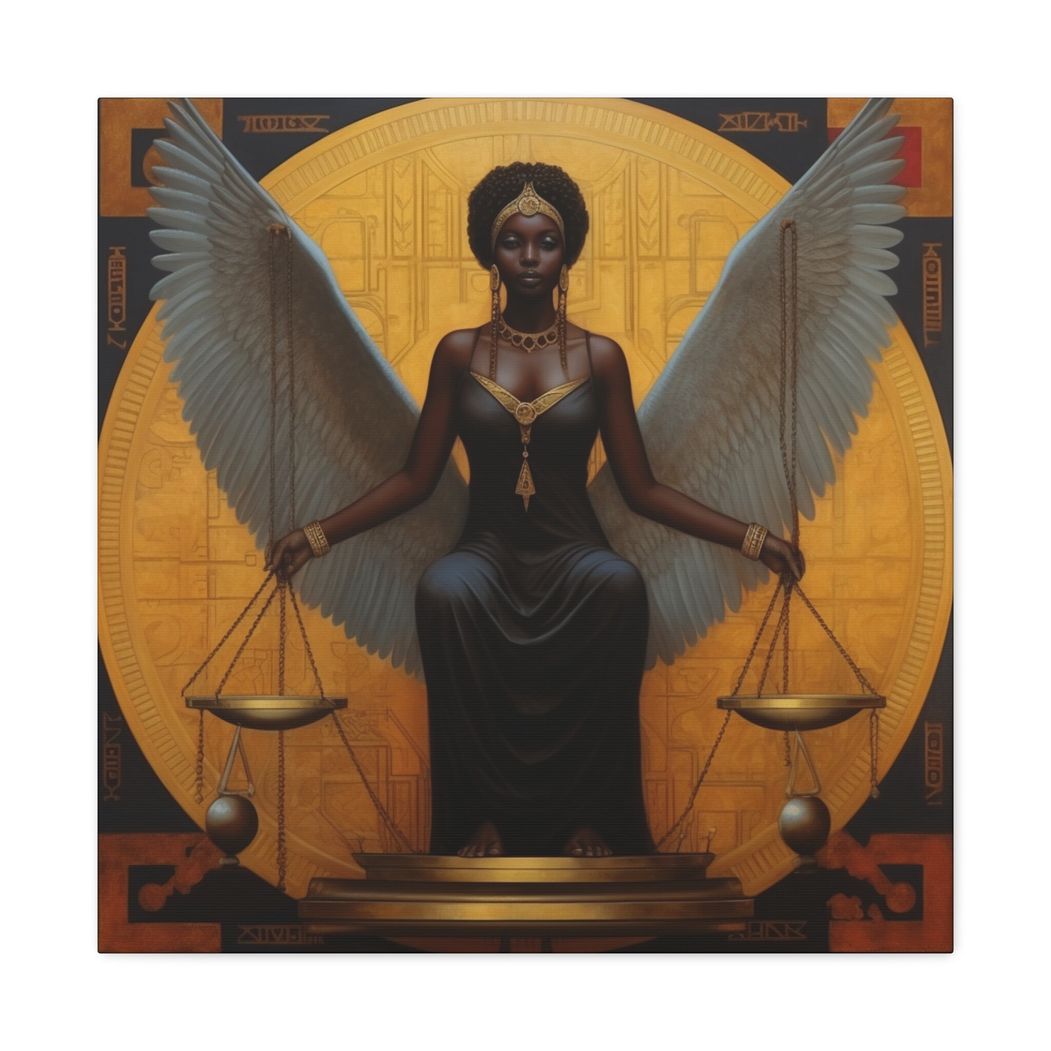 Libra Scale Astrology Wall Art, Zodiac, Maat - Etsy