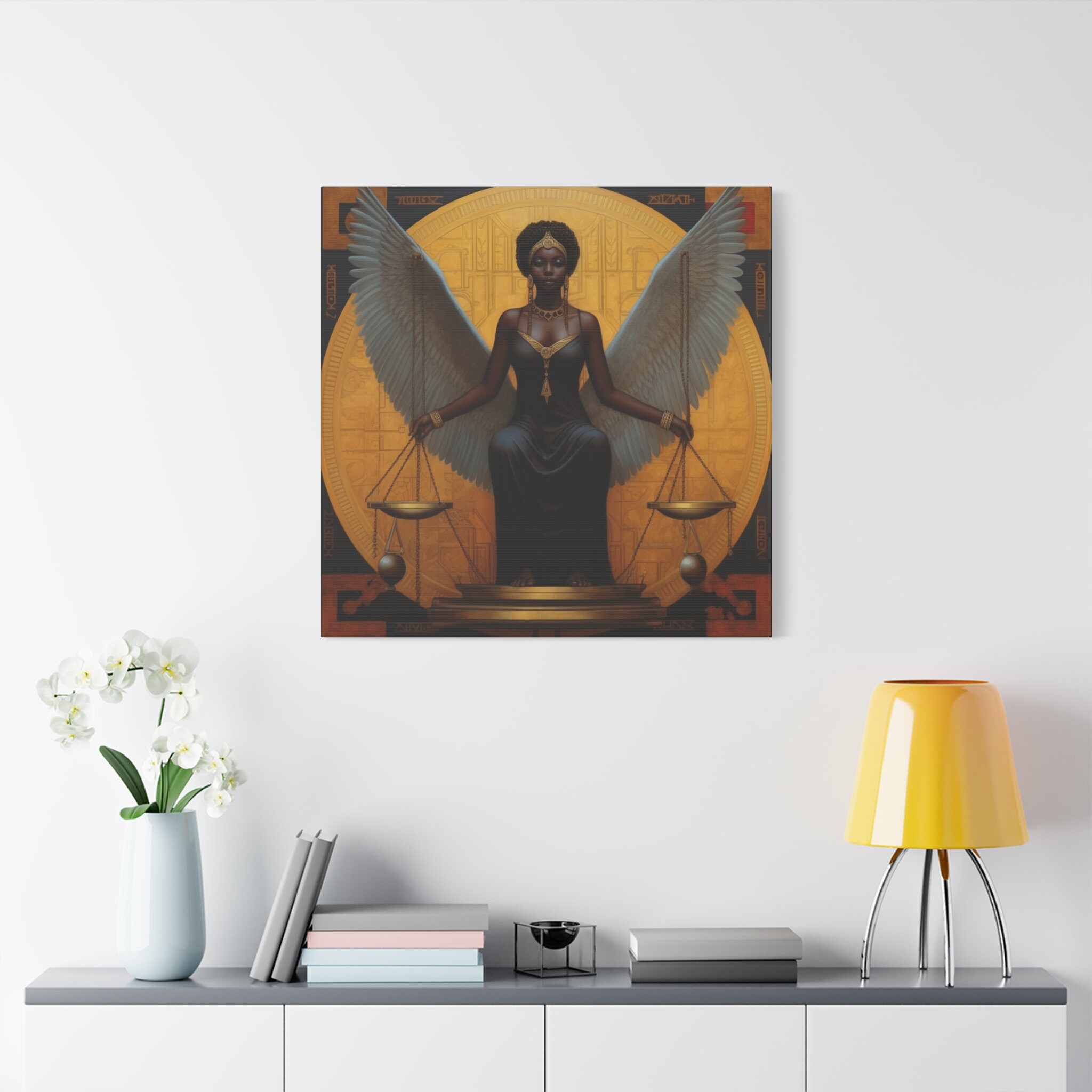 Libra Scale Astrology Wall Art, Zodiac, Maat - Etsy