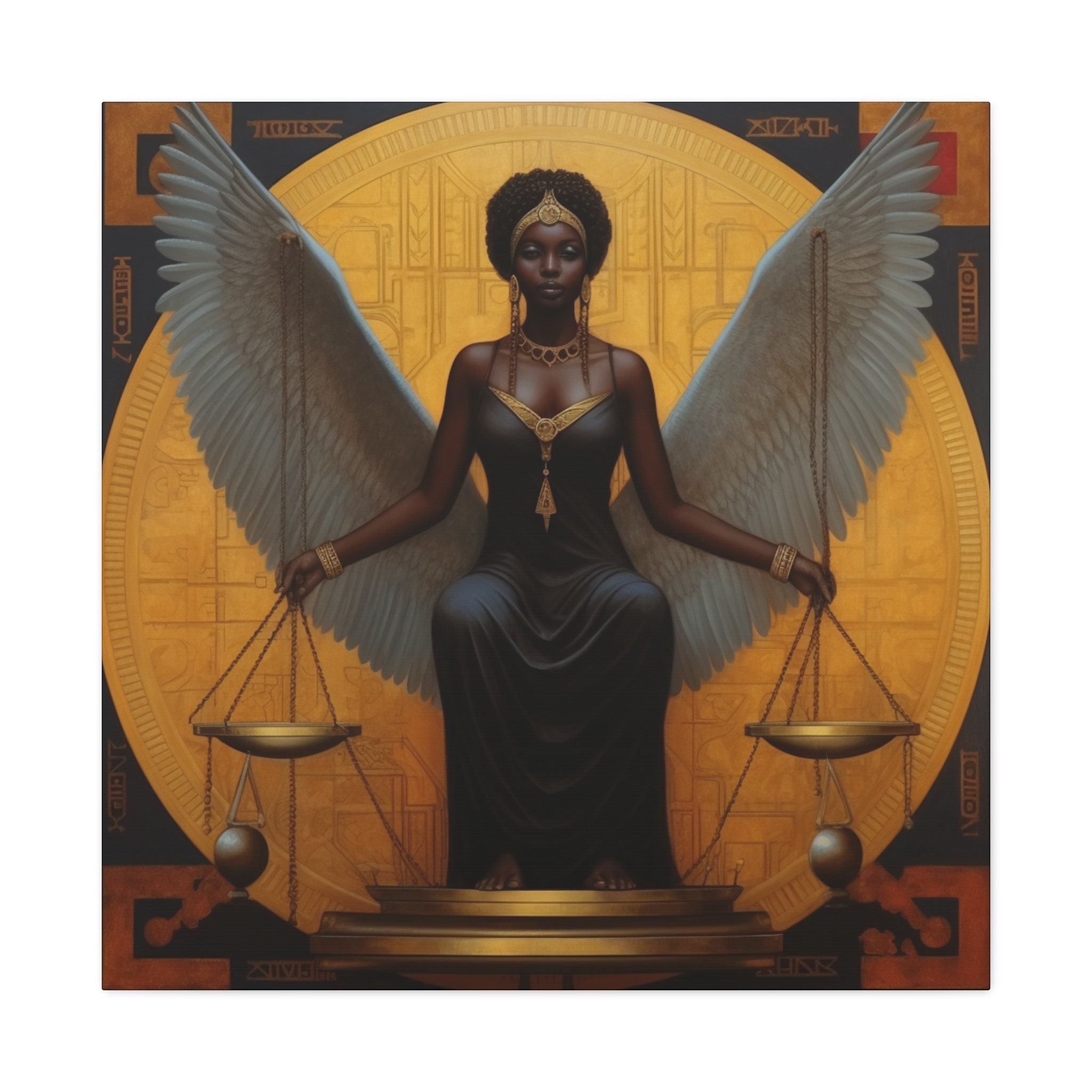 Libra Scale Astrology Wall Art, Zodiac, Maat - Etsy