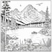 Mountain View Coloring Pages Printable Downloadable Artwork Kids Adults ...