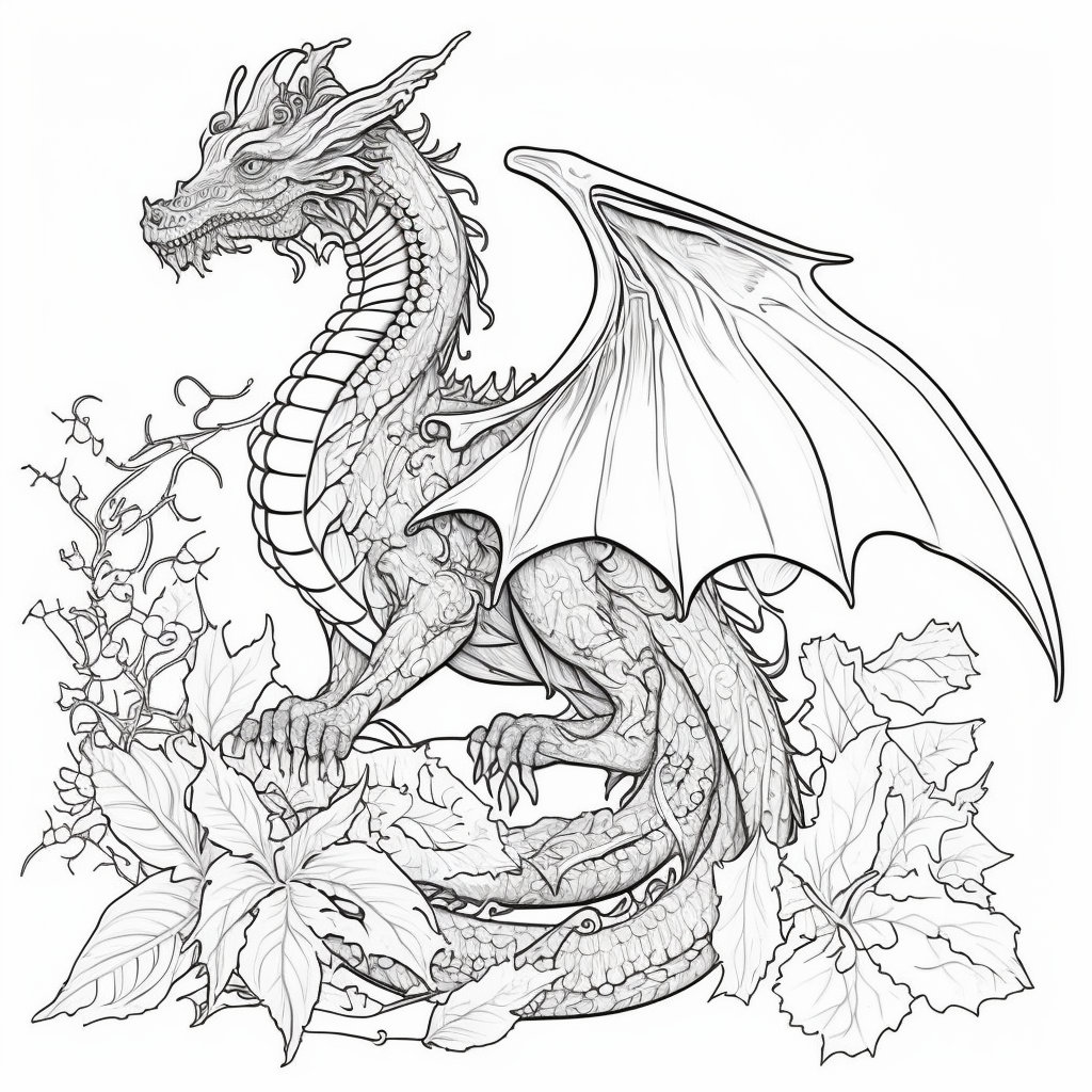 Medieval Dragon Coloring Pages Az Sketch Coloring Page